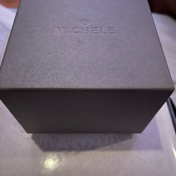 Accessories | Michele Deco Watch Round With Diamonds | Poshmark